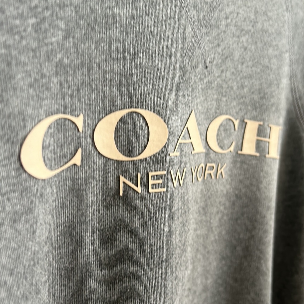 Coach Gray Logo Pullover - Gem